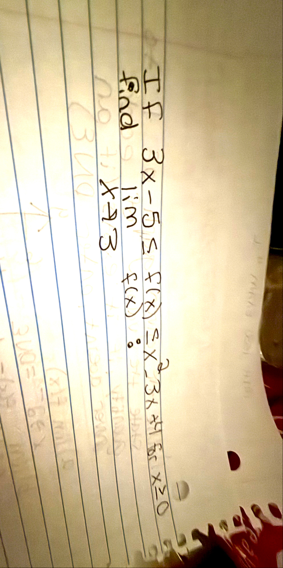 Solved If 3x-5less than or greater f(x)If 3x-5≤f(x)≤x2-3x+4 | Chegg.com