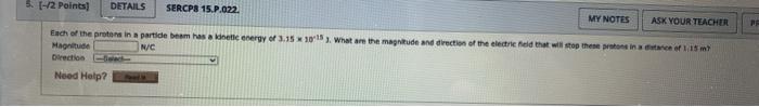 Solved 5. H2 Points DETAILS SERCPS 15.P.022. MY NOTES ASK | Chegg.com