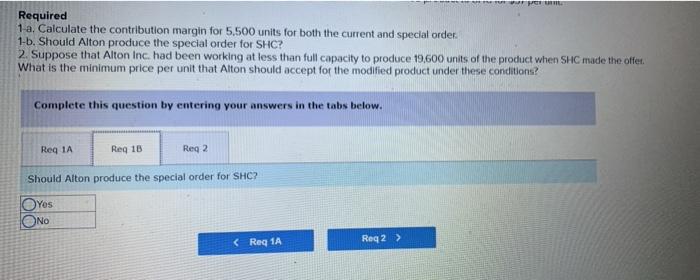 Solved Alton Inc. is working at full production capacity | Chegg.com