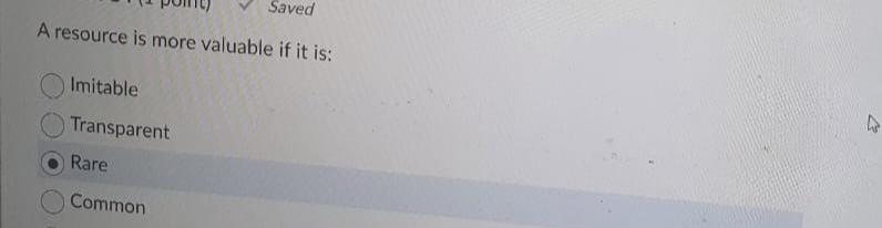 Solved A resource is more valuable if it | Chegg.com