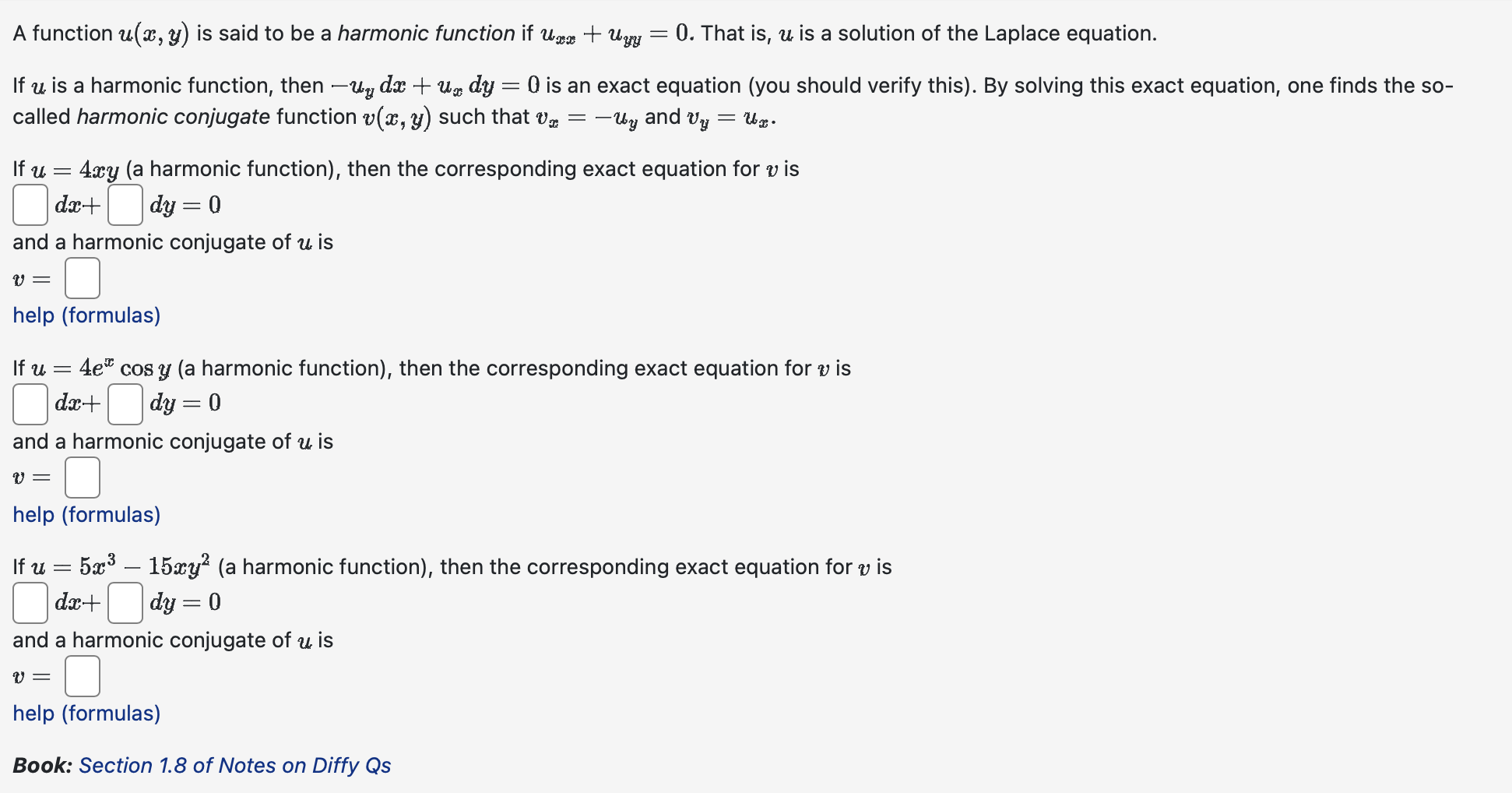 Solved A function u(x,y) ﻿is said to be a harmonic function | Chegg.com
