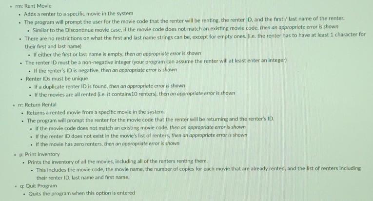 Solved C++ help. Write a program that manages an inventory | Chegg.com