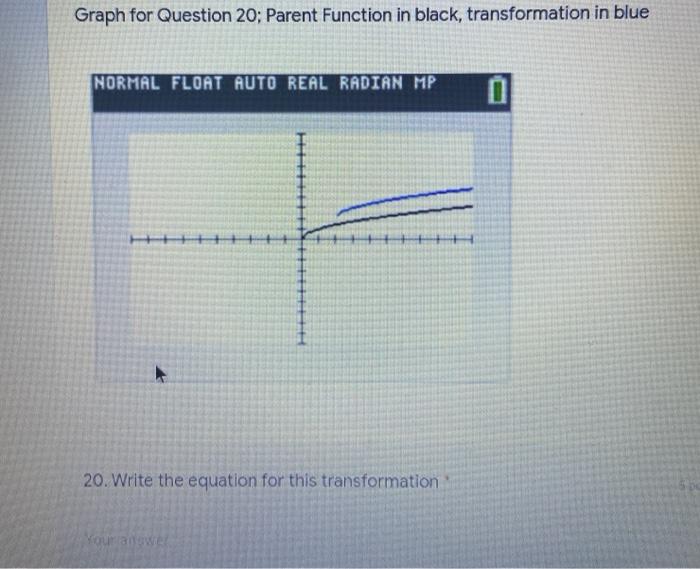 Solved NORMAL FLOAT AUTO REAL RADIAN MP 0 17. Write the | Chegg.com