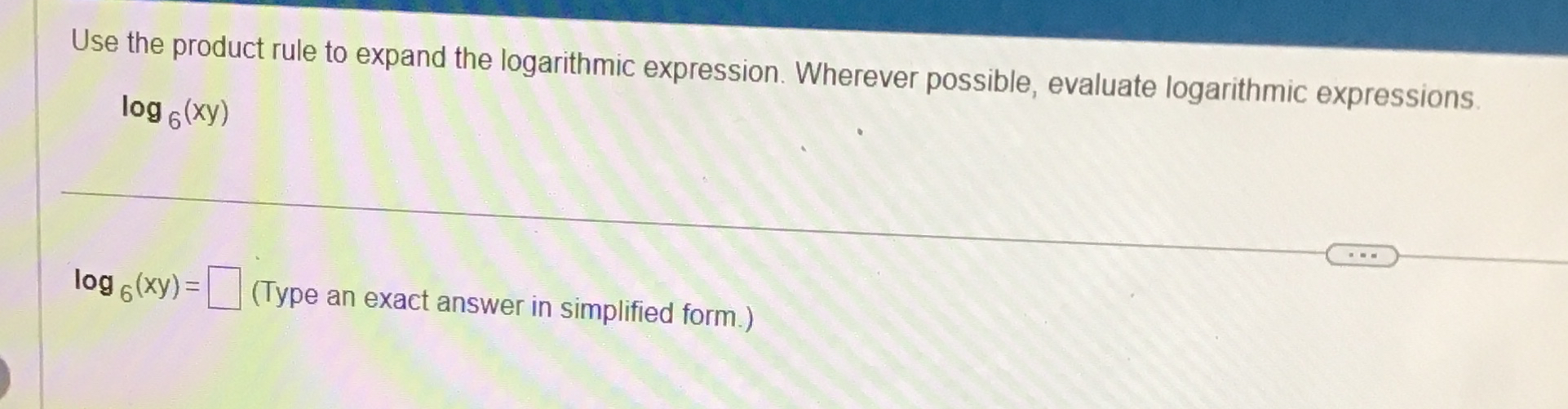 Solved Use the product rule to expand the logarithmic | Chegg.com