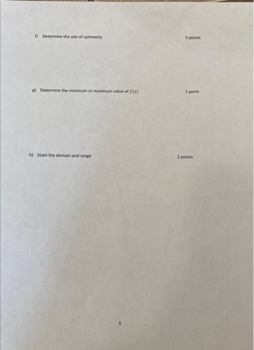 Solved 3) Let f(x)=3x2+12x+5 a) Write the function in the | Chegg.com