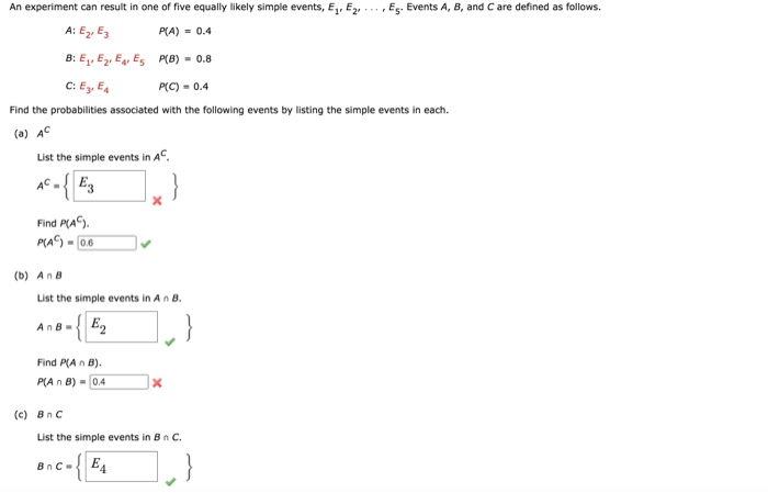 Solved (9) AUBUC List the simple events in AUBUC. AUB AUBUC- | Chegg.com