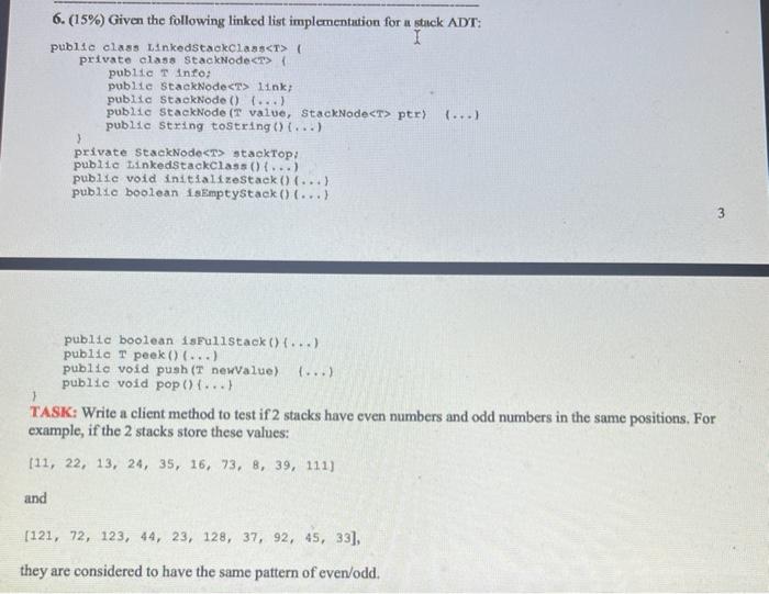 Solved 615 Given The Following Linked List 2162