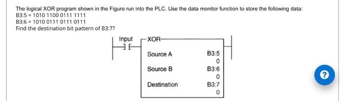 The logical XOR program shown in the Figure run into | Chegg.com
