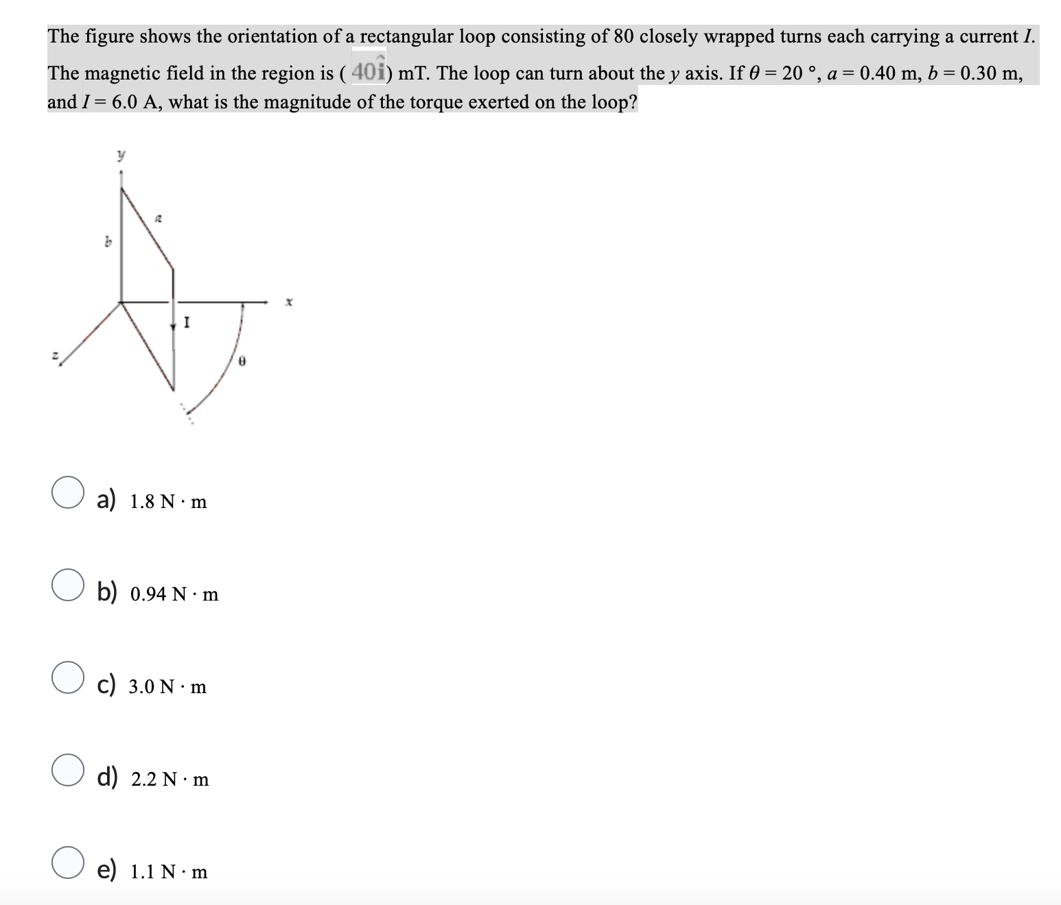 Solved The figure shows the orientation of a rectangular | Chegg.com