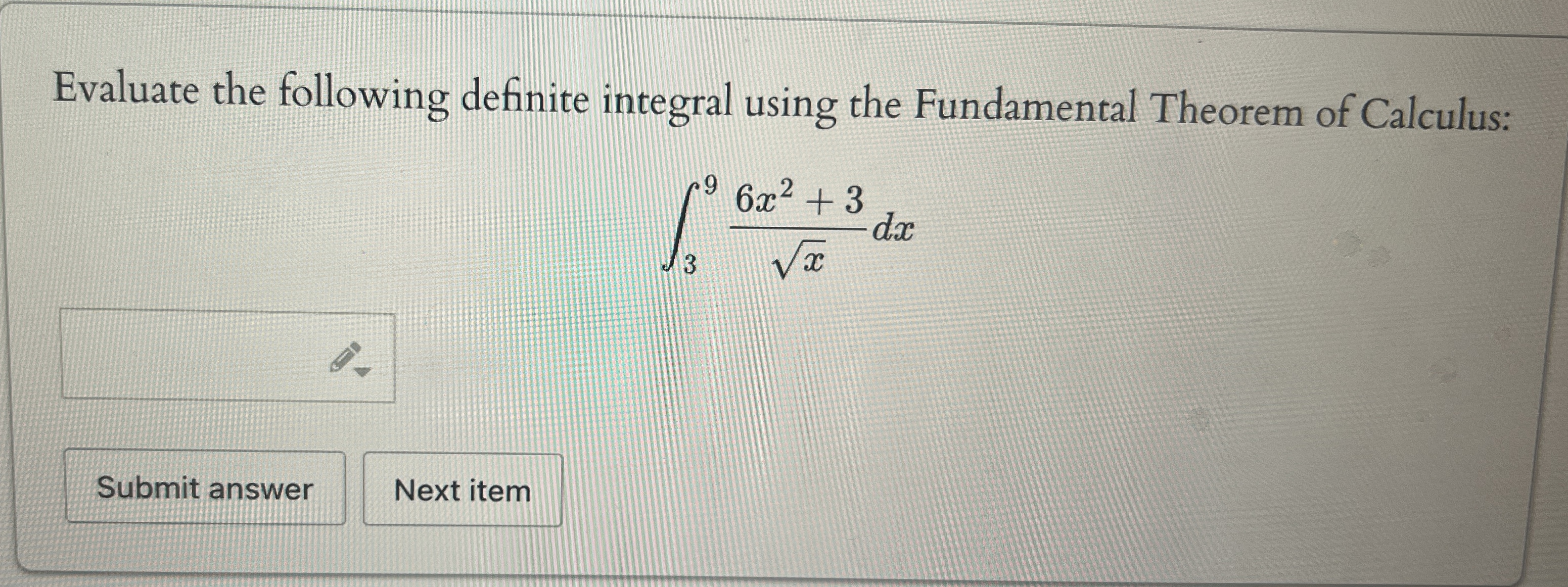 Solved Evaluate the following definite integral using the | Chegg.com