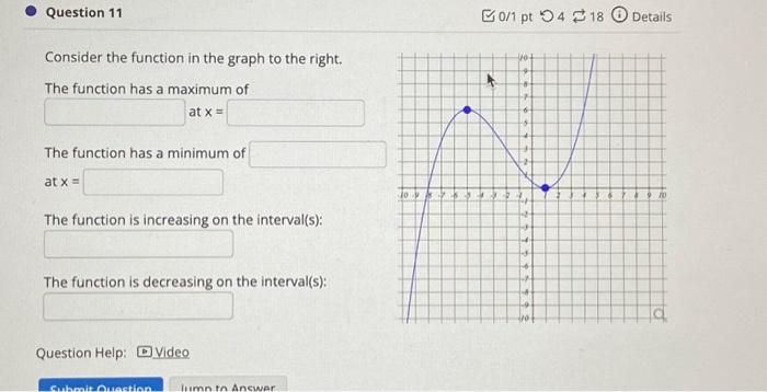 Solved Question 11 [0/1 pt 418 (i) Details Consider the | Chegg.com