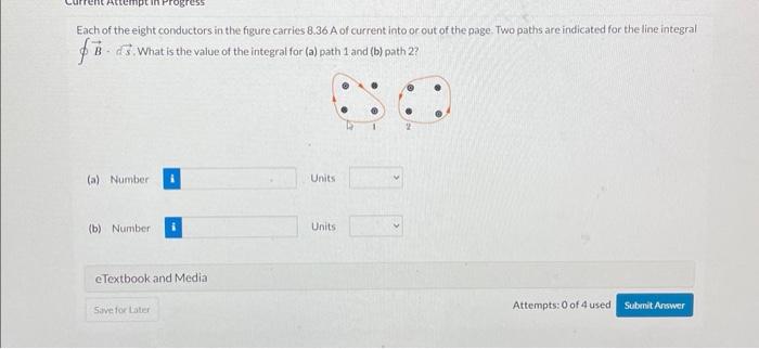 Solved Each of the eight conductors in the figure carries | Chegg.com