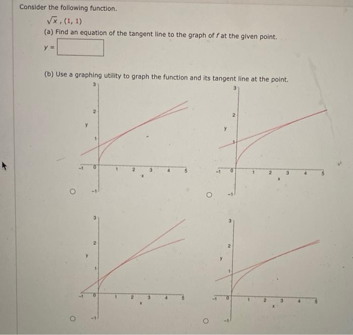 Solved Consider the following function. Vx. (1,1) (a) Find | Chegg.com