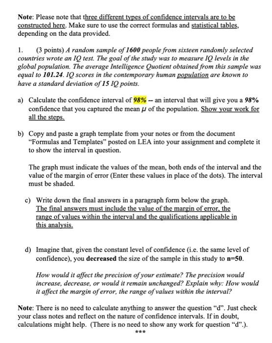 Solved 1.1 Hello,Please follow the instructions closely and | Chegg.com