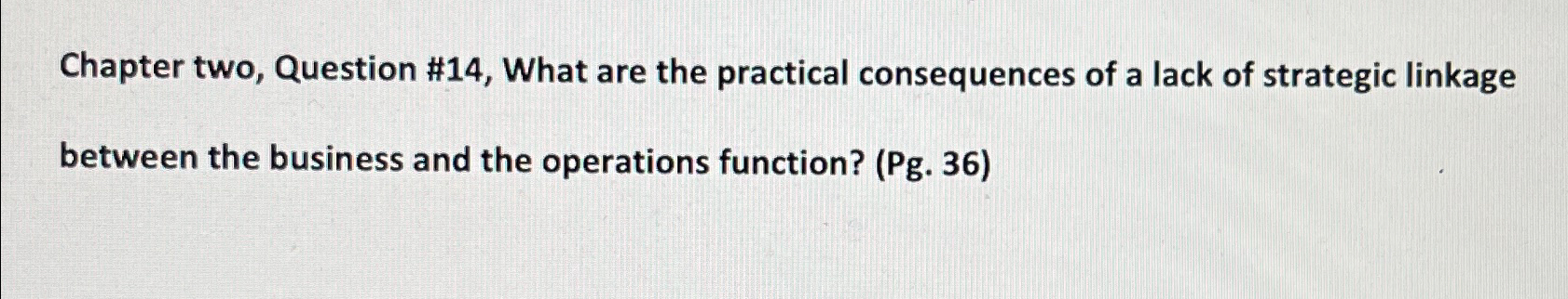 Solved Chapter two, Question #14, ﻿What are the practical | Chegg.com
