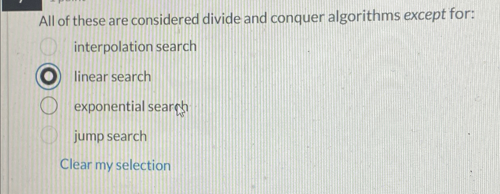 Solved All of these are considered divide and conquer | Chegg.com