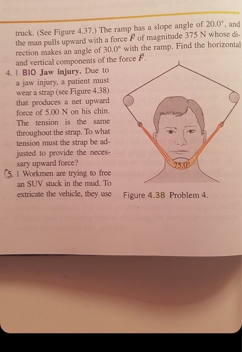 Solved truck. (See Figure 4.37.) The ramp has a slope angle | Chegg.com