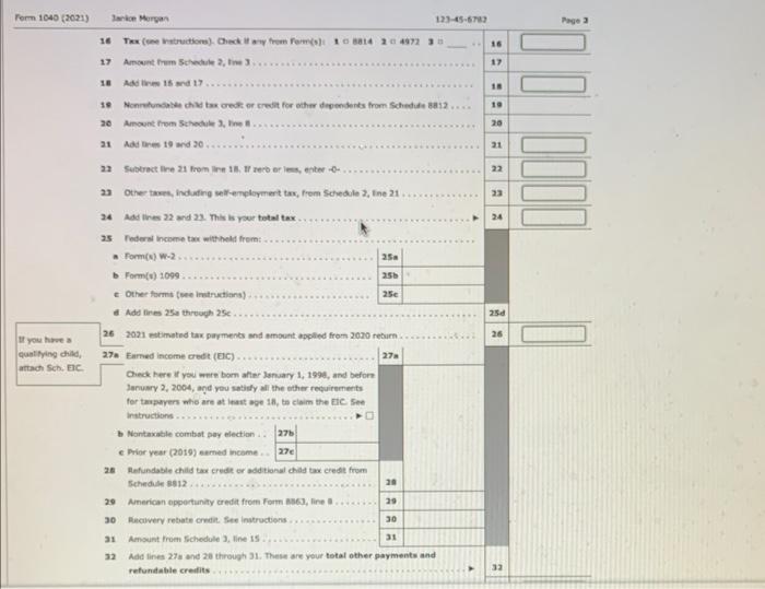 Janice Morgan, age 24, is single and has no | Chegg.com