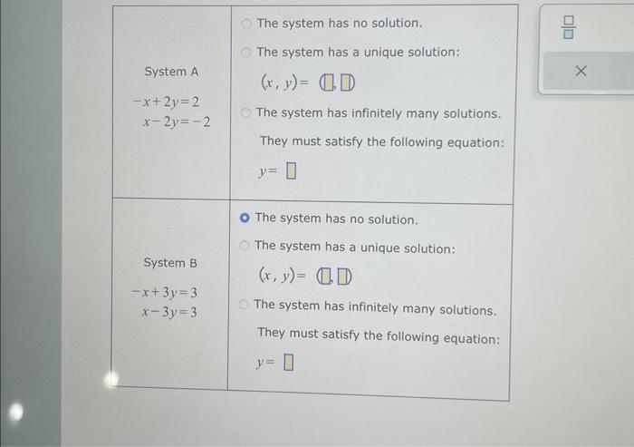 Solved Unproctored Placement Assessment Two systems of | Chegg.com