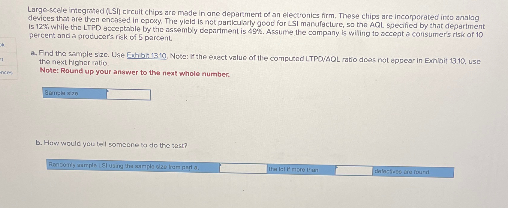 Large-scale integrated (LSI) ﻿circuit chips are made | Chegg.com