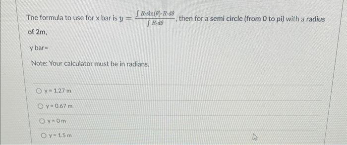 Solved The formula to use for x bar is | Chegg.com