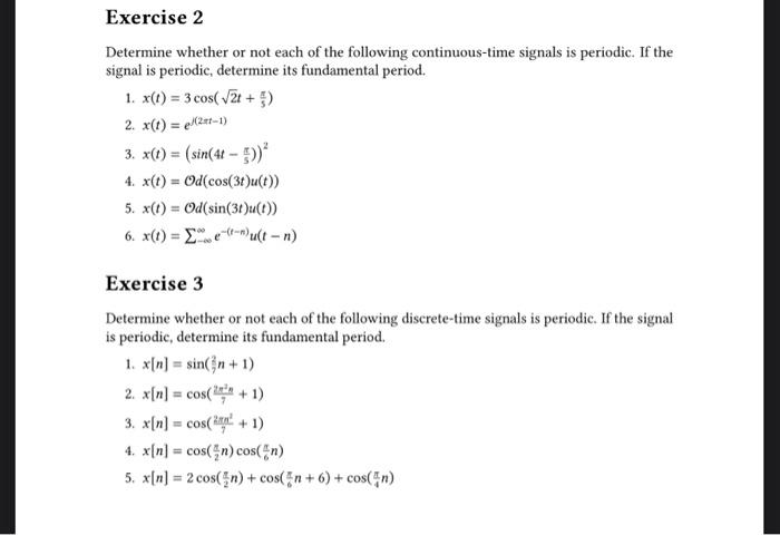 Solved Determine whether or not each of the following | Chegg.com