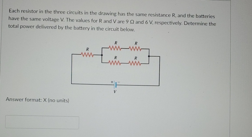 Solved Each resistor in the three circuits in the drawing | Chegg.com