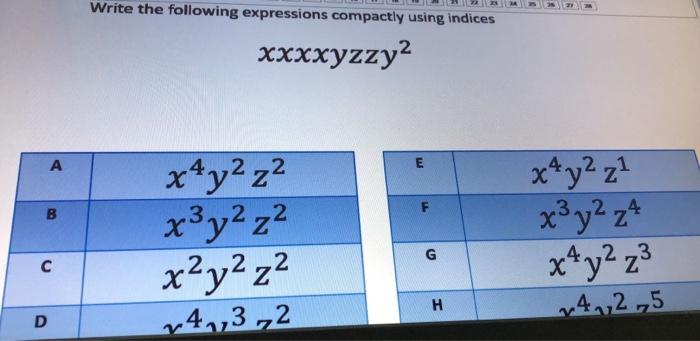 Solved Write the following expressions compactly using | Chegg.com