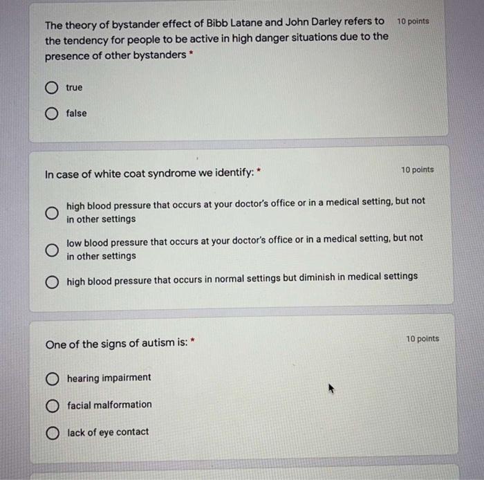 Solved The theory of bystander effect of Bibb Latane and | Chegg.com