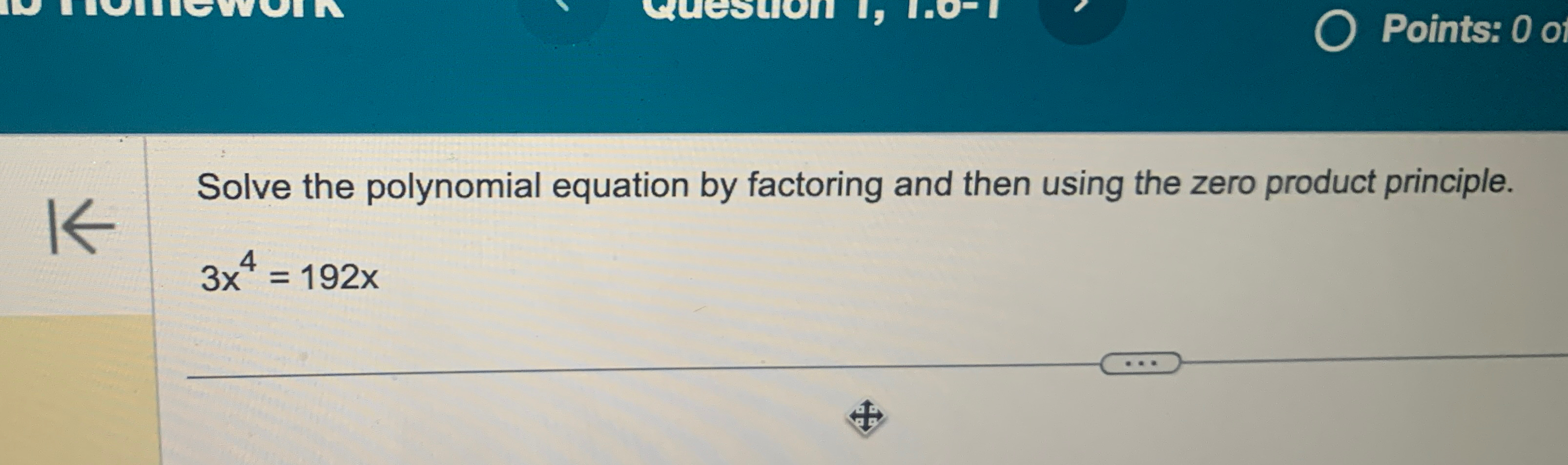 Solved Solve the polynolmial equation by factoring and then | Chegg.com
