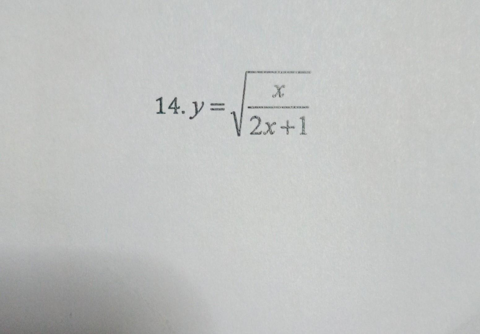 Solved DERIVATIVE OF ALGEBRAIC FUNCTION Find the derivative | Chegg.com