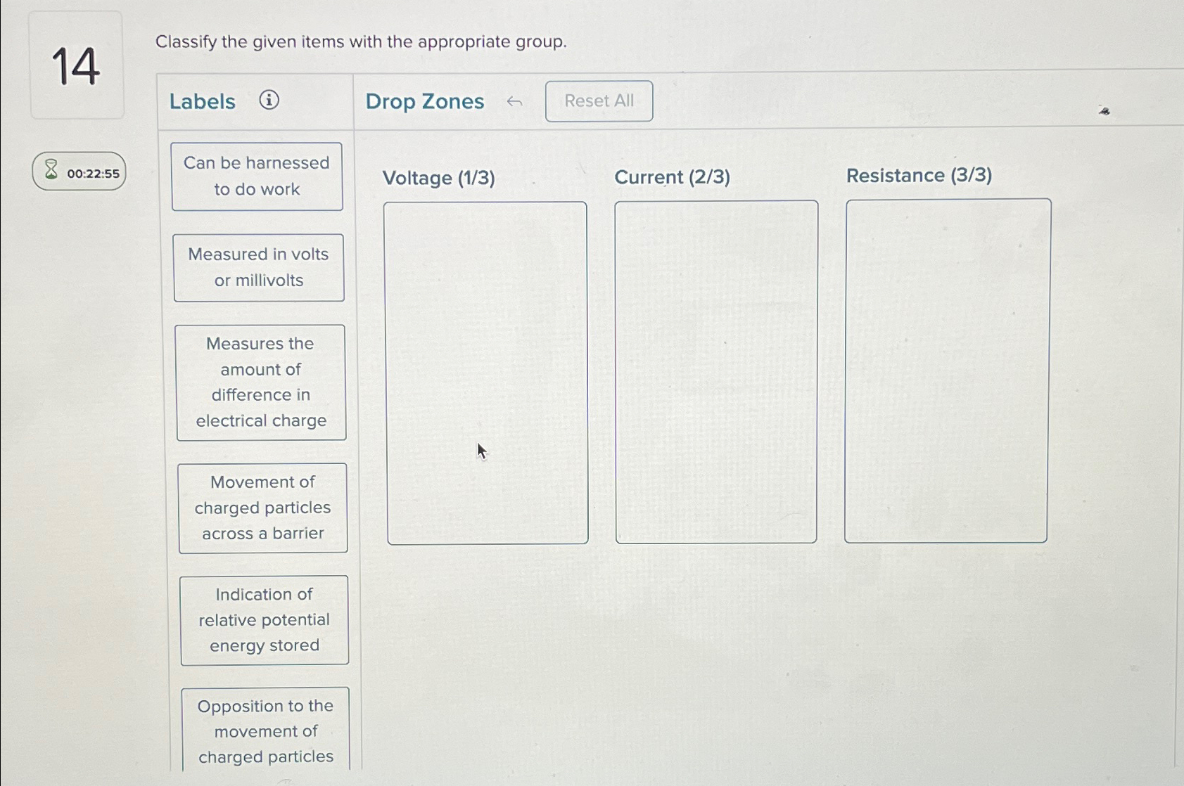 Solved 14Classify the given items with the appropriate | Chegg.com