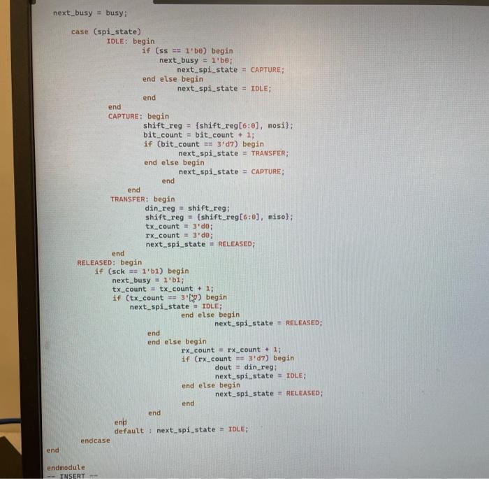 Solved I Need Help Implementing Busy Into My Spi Code I Have 