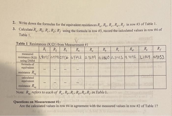 Solved 2. Write down the formulas for the equivalent | Chegg.com