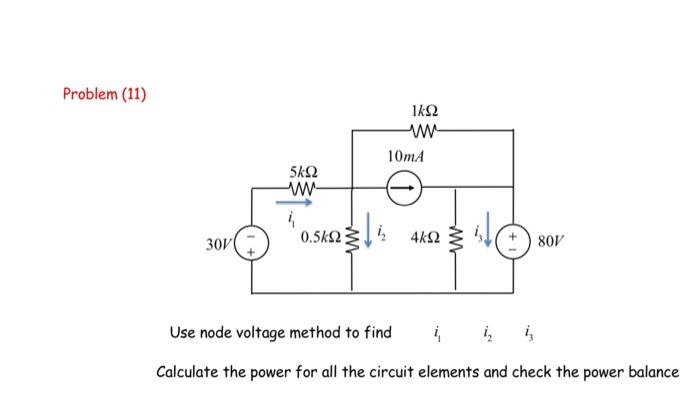 Solved Use node voltage method to find Calculate the power | Chegg.com