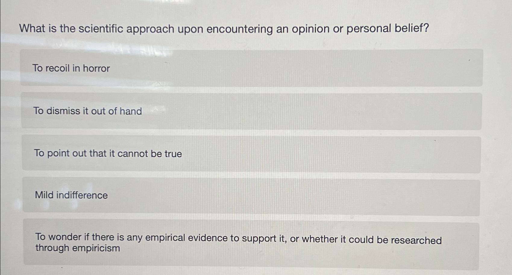 Solved What is the scientific approach upon encountering an | Chegg.com Solved What is the scientific approach upon encountering an | Chegg.com