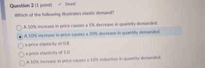 Solved Question 2 (1 ﻿point) ﻿savedWhich of the following | Chegg.com