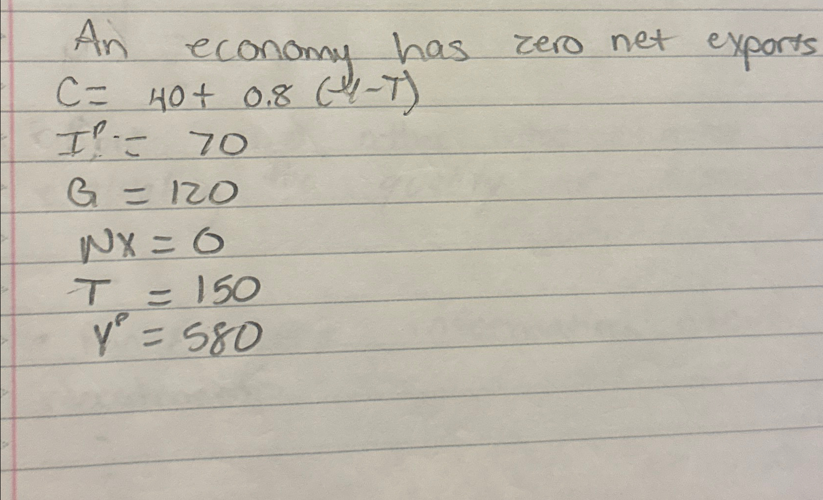 Solved An economy has zero net | Chegg.com