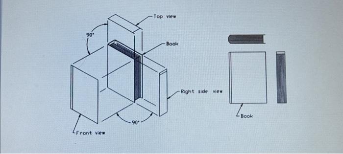 Solved Solidwork Sketch of the book. ( Step by Step) | Chegg.com