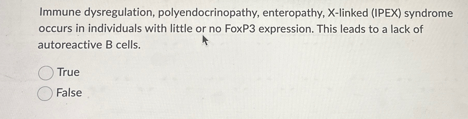 Solved Immune dysregulation, polyendocrinopathy, | Chegg.com
