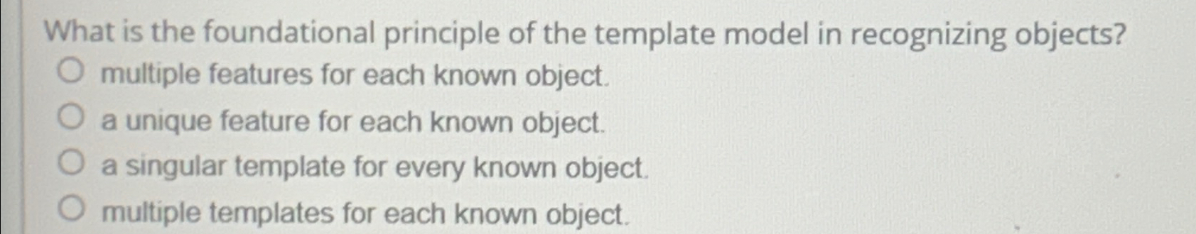 Solved What is the foundational principle of the template | Chegg.com