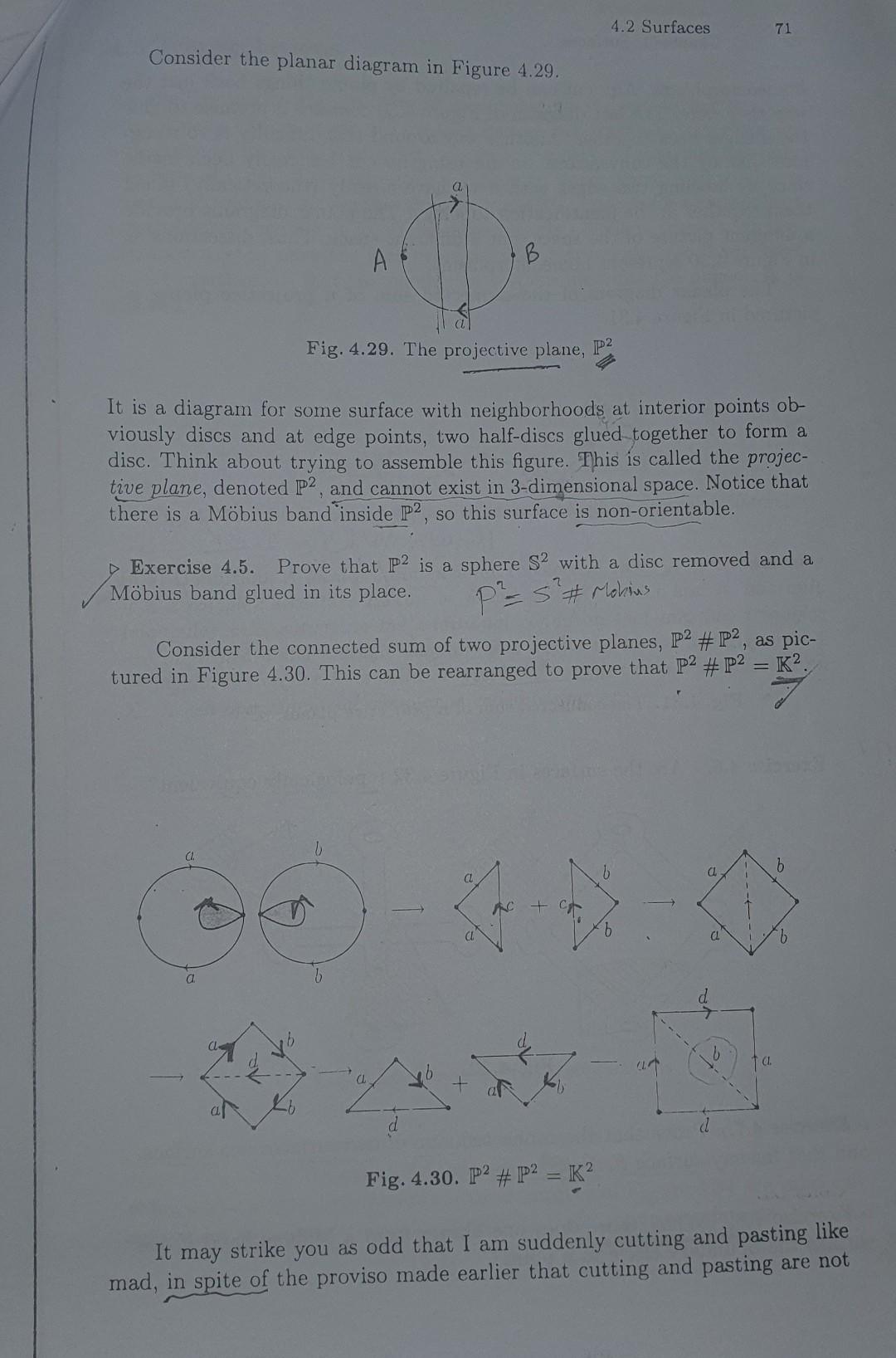Solved 70 Chapter 4. Surfaces Stretch the holes open and | Chegg.com