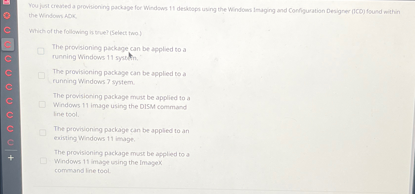 Solved You just created a provisioning package for Windows | Chegg.com