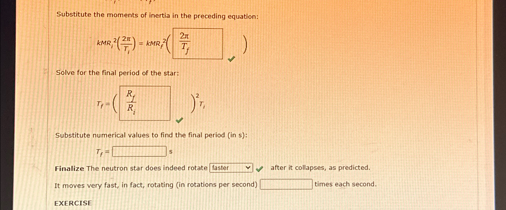 Solved Substitute the moments of inertia in the preceding | Chegg.com