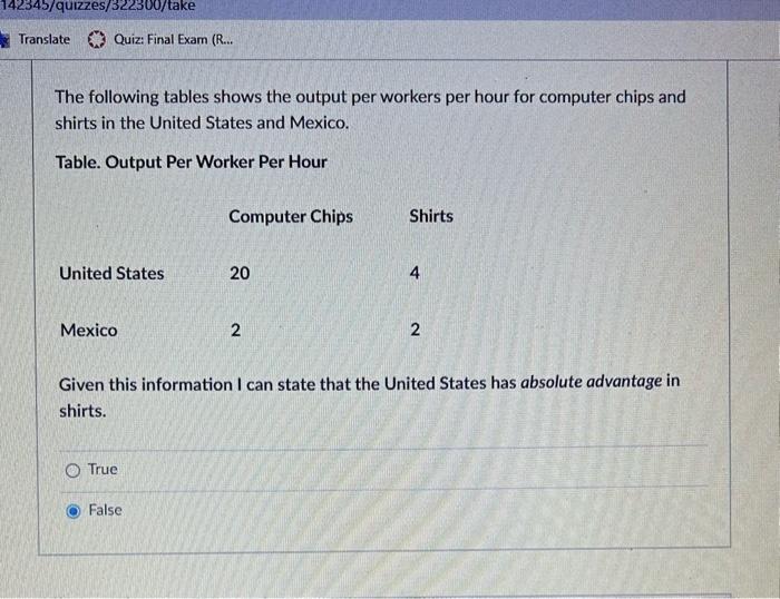 Solved The following tables shows the output per workers per | Chegg.com