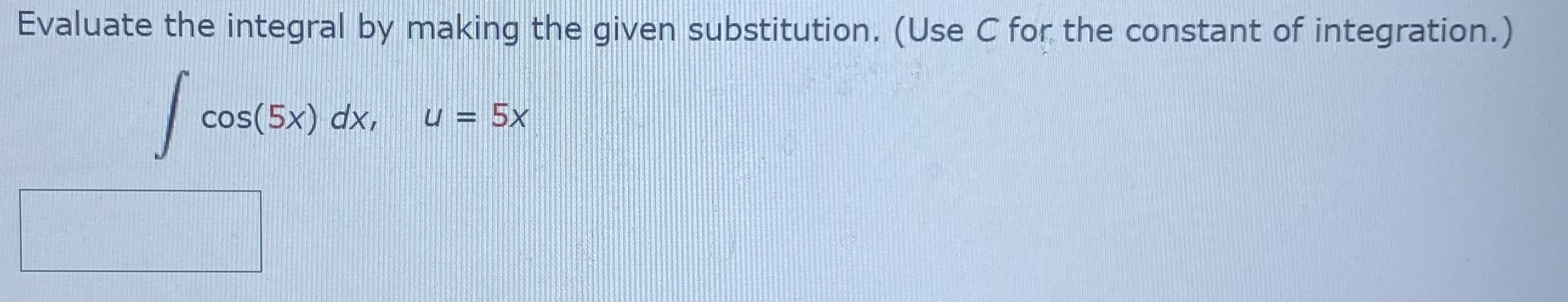 Solved Evaluate the integral by making the given | Chegg.com
