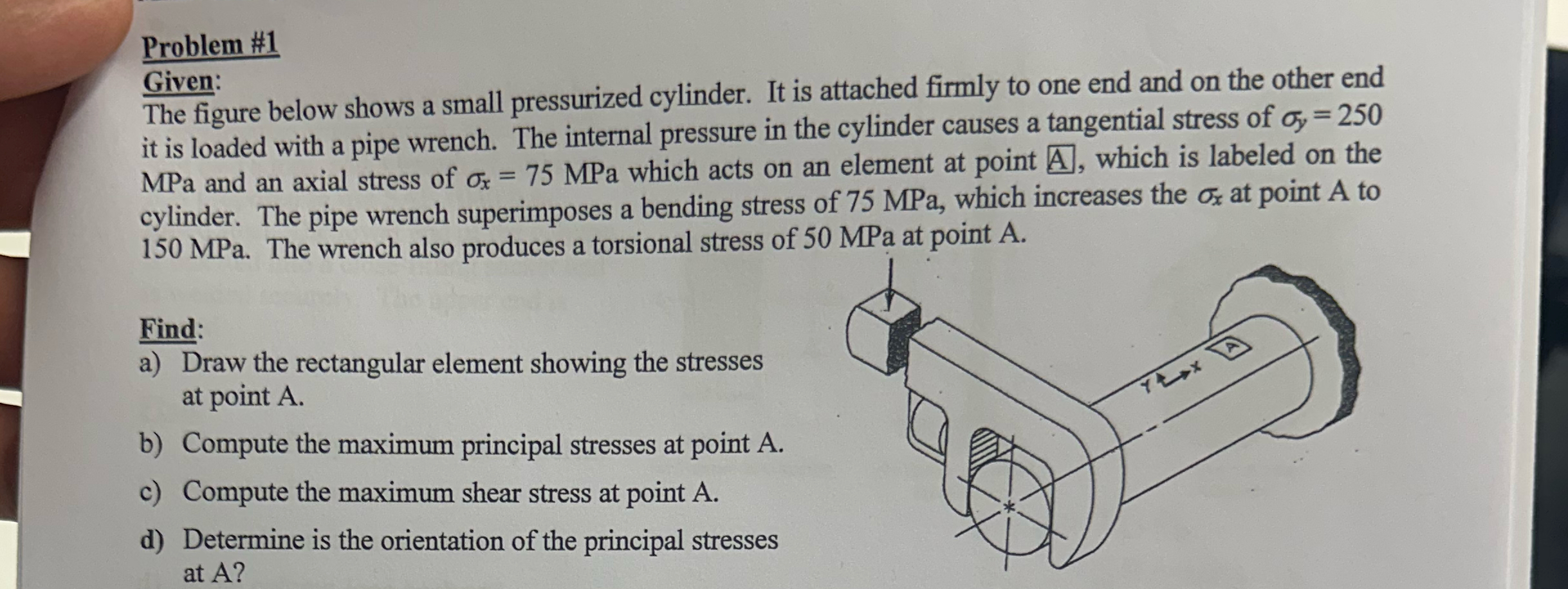 Solved Problem #1Given:The figure below shows a small | Chegg.com