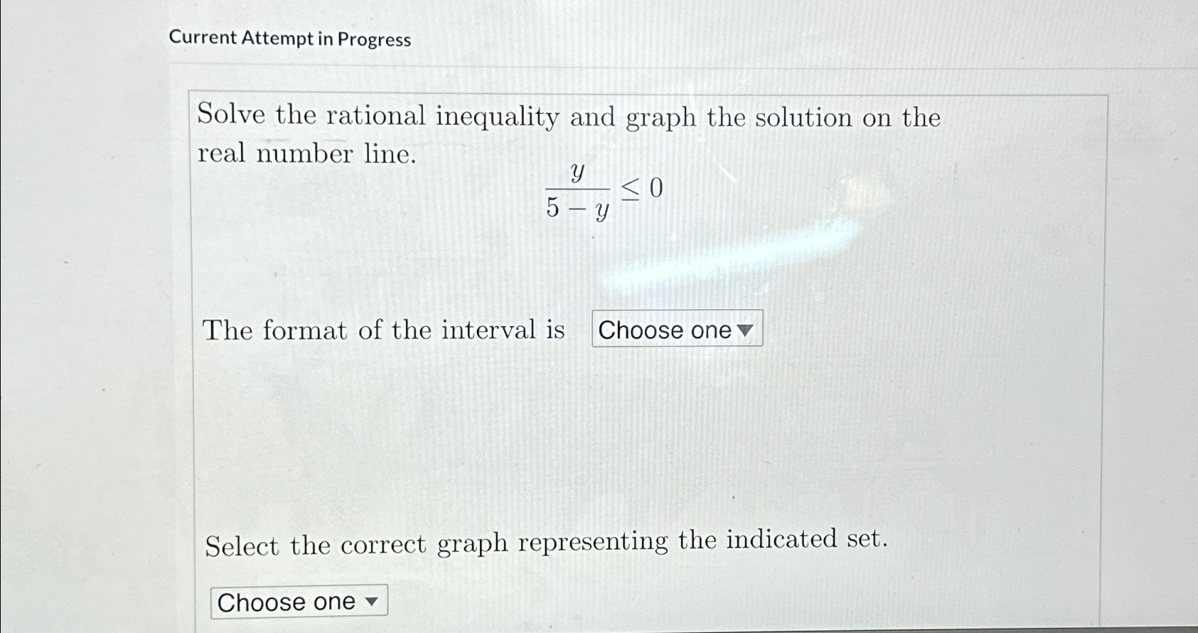Solved Current Attempt in ProgressSolve the rational | Chegg.com