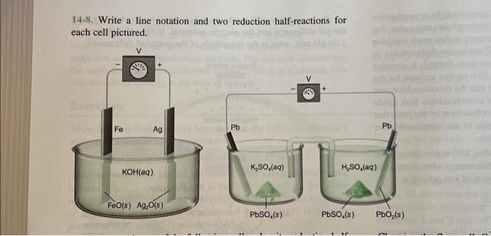 14-8. Write a line notation and two reduction | Chegg.com