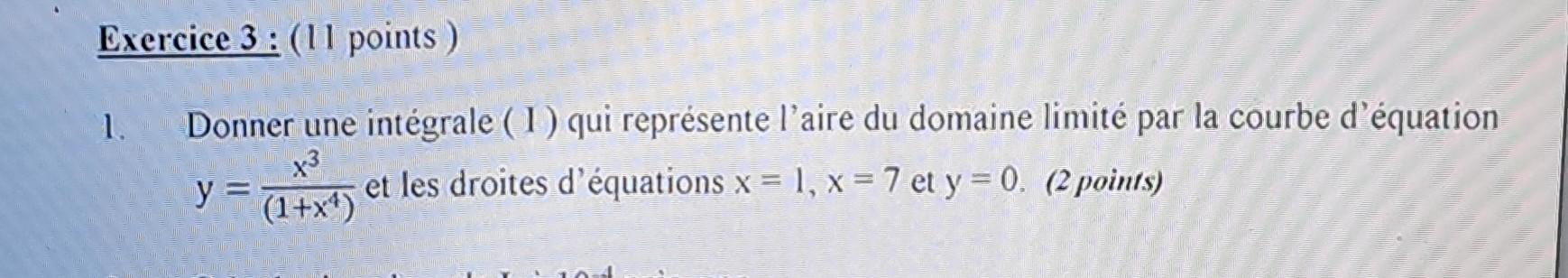 Solved give an integral (i) which represents area limited by | Chegg.com